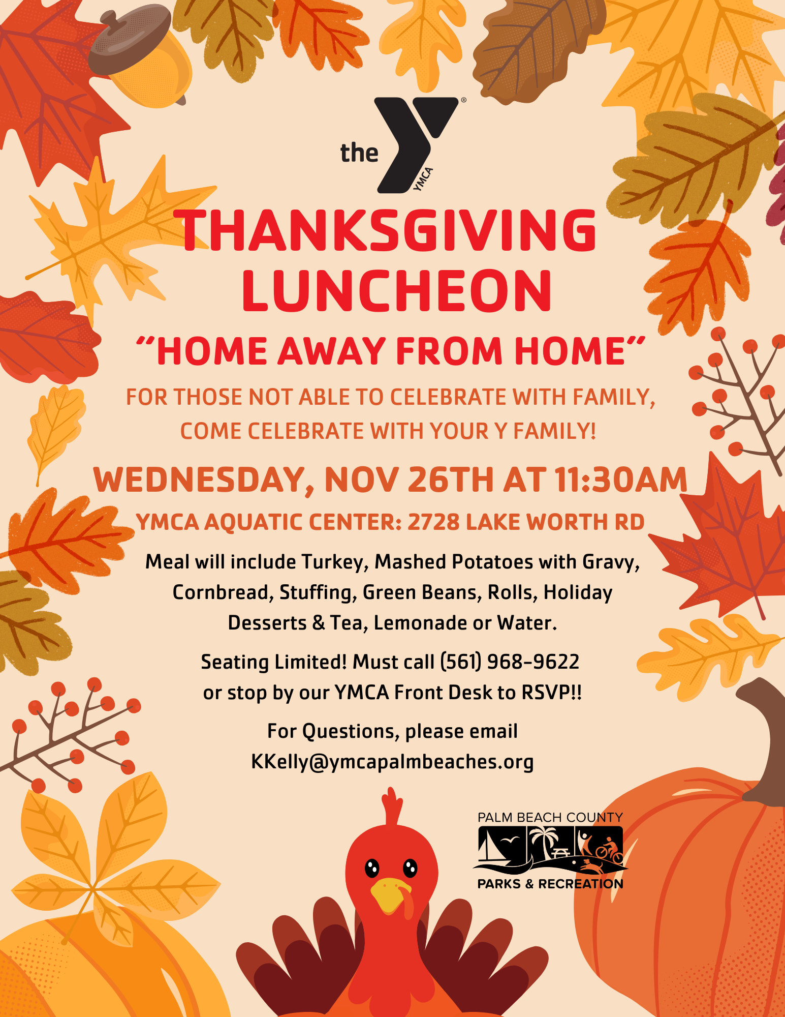 Thanksgiving Luncheon | YMCA of the Palm Beaches